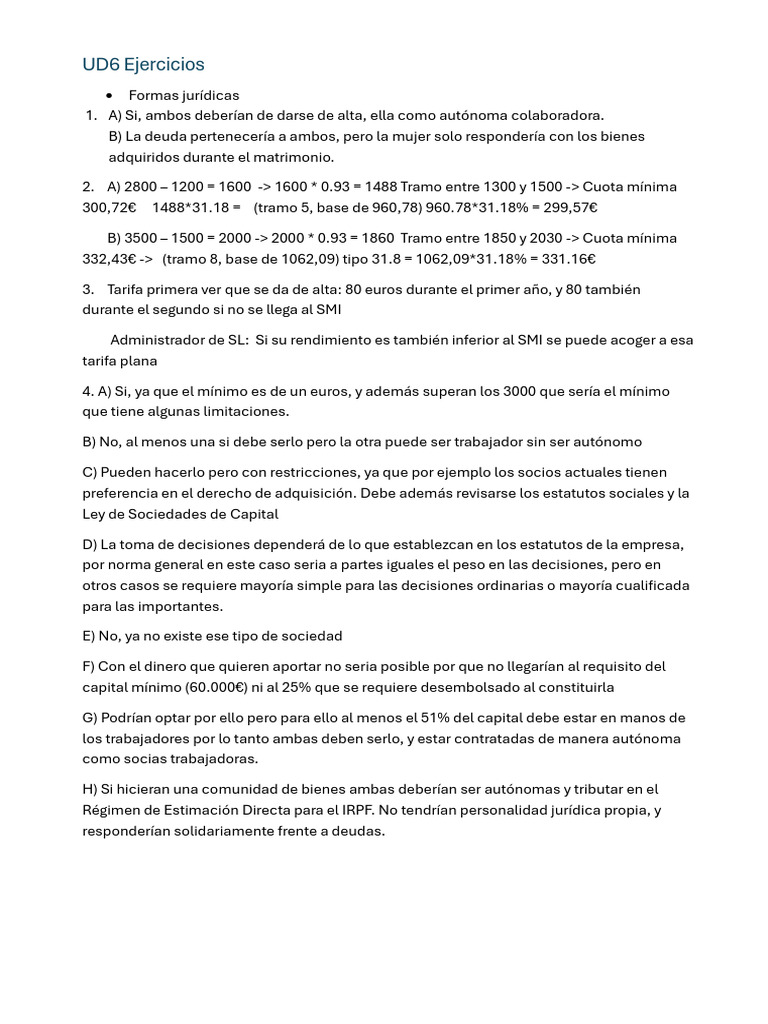 Joel Roman UD6 Ejercicios | PDF | Cooperativa