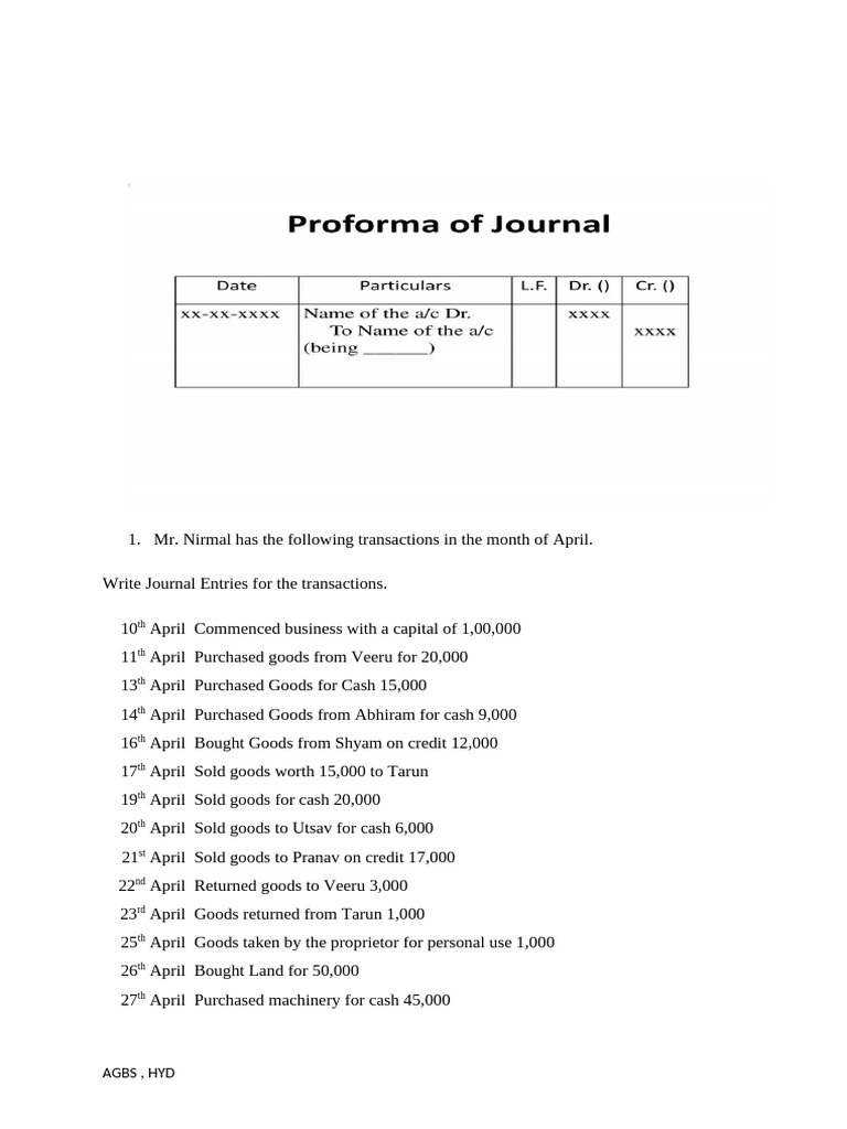Journal Entries Material | PDF | Personal Finance | Private Sector