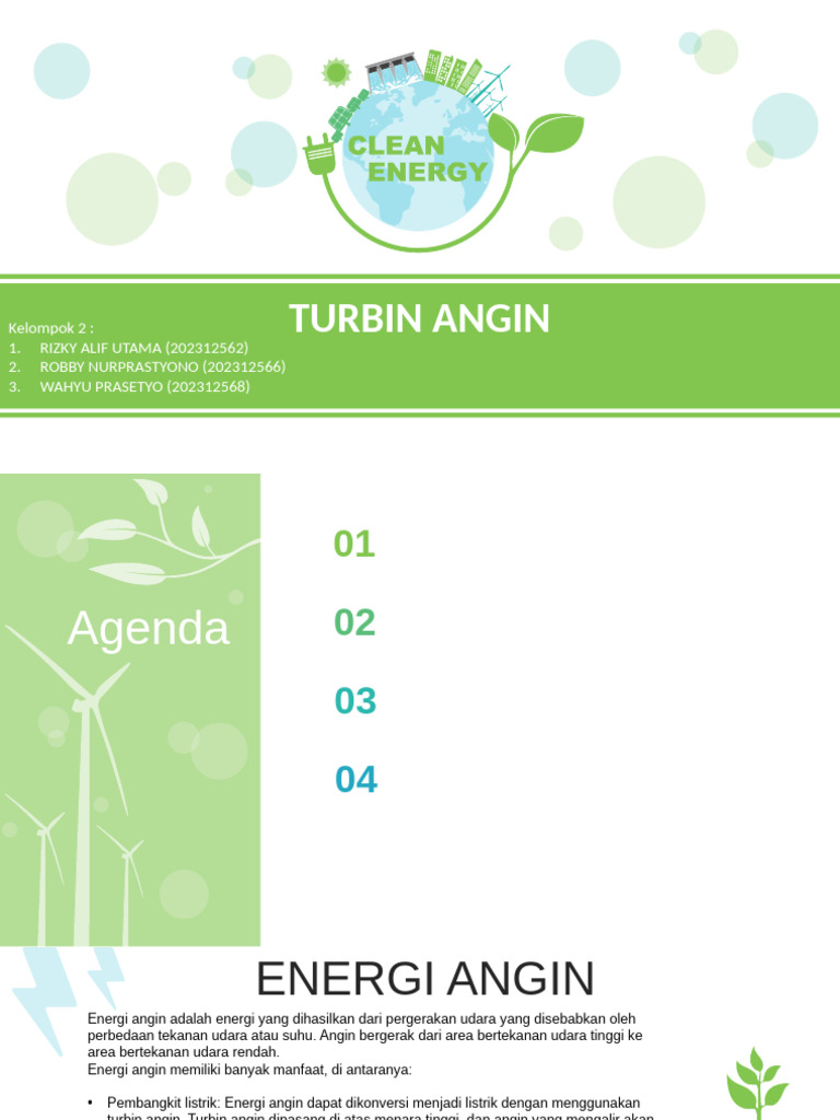 SUMBER ENERGI ANGIN - KELOMPOK 2 | PDF