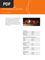 Sandvik Lh307 Underground Loader: Technical Specification | PDF | Truck ...
