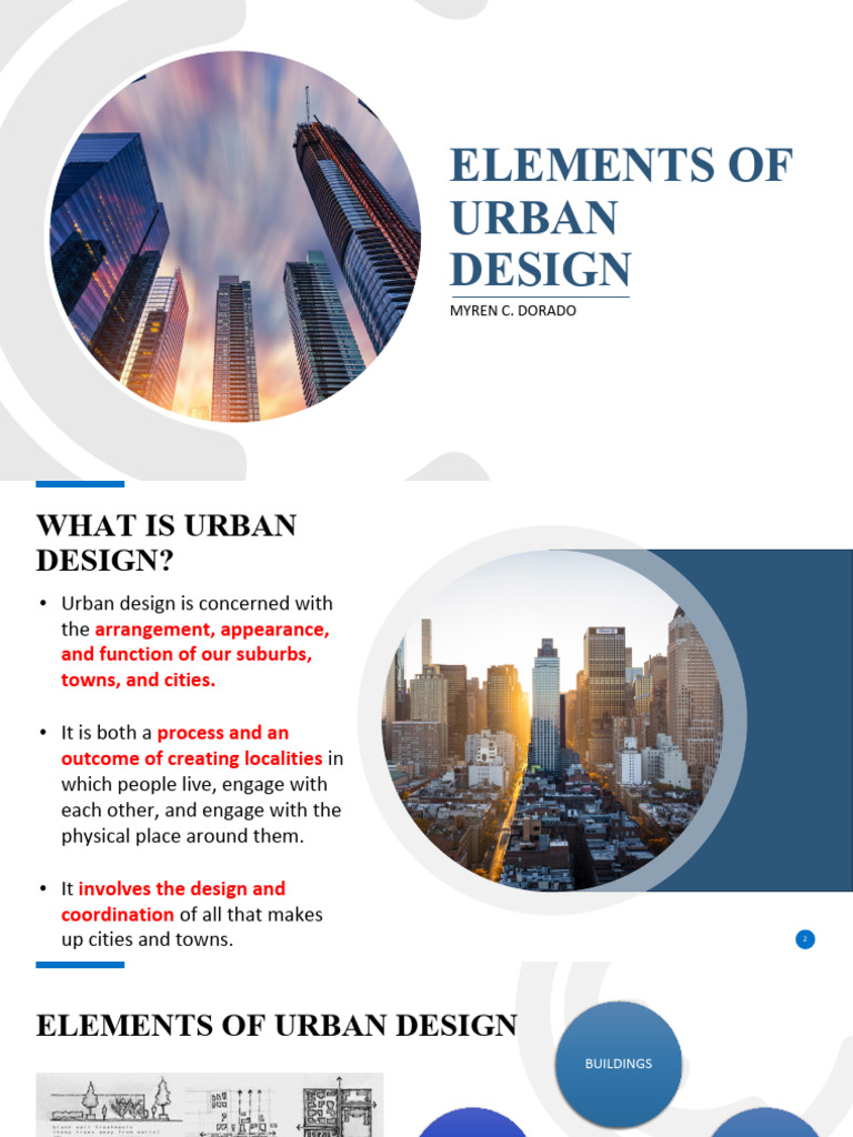 Key Elements of Urban Design | PDF | Traffic | Transport