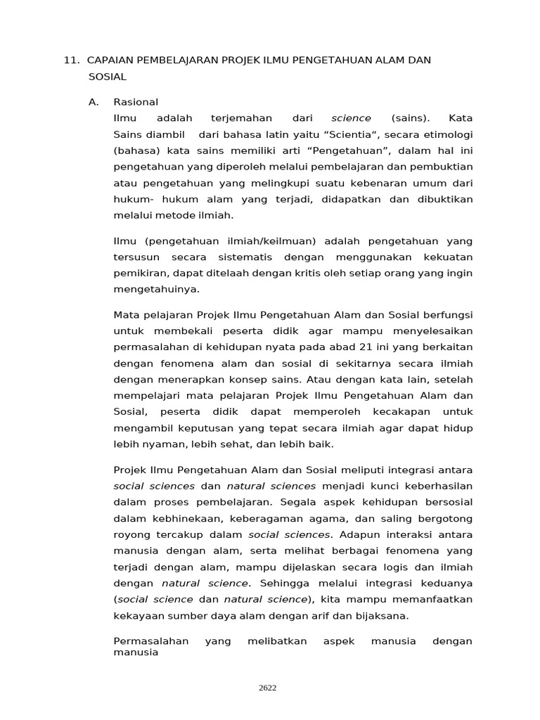 CP Projek Ipas | PDF