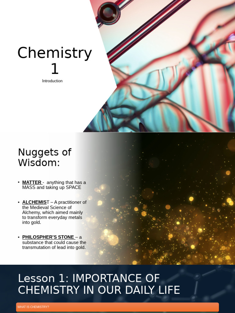 Chemistry 1ppt | PDF