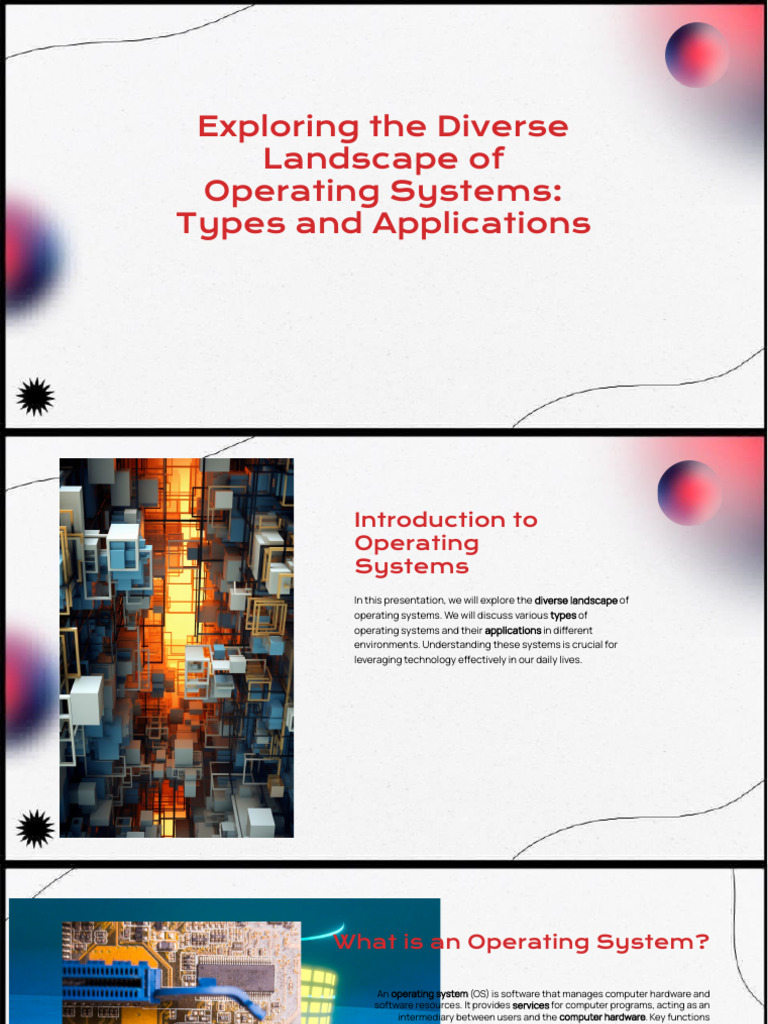 operating-systems-types-and-applications | PDF | Operating System | Application Software