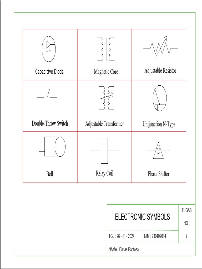 Tugas Gamtek Autocad (Dimas Pantoza-230402014) | PDF