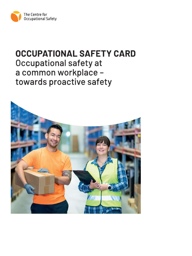 Occupational Safety Card | PDF