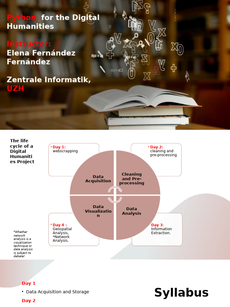 Python for Digital Humanities Course | PDF | Part Of Speech | Computing