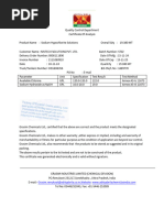 COA - Sodium Hydroxide | PDF | Hydroxide | Sodium