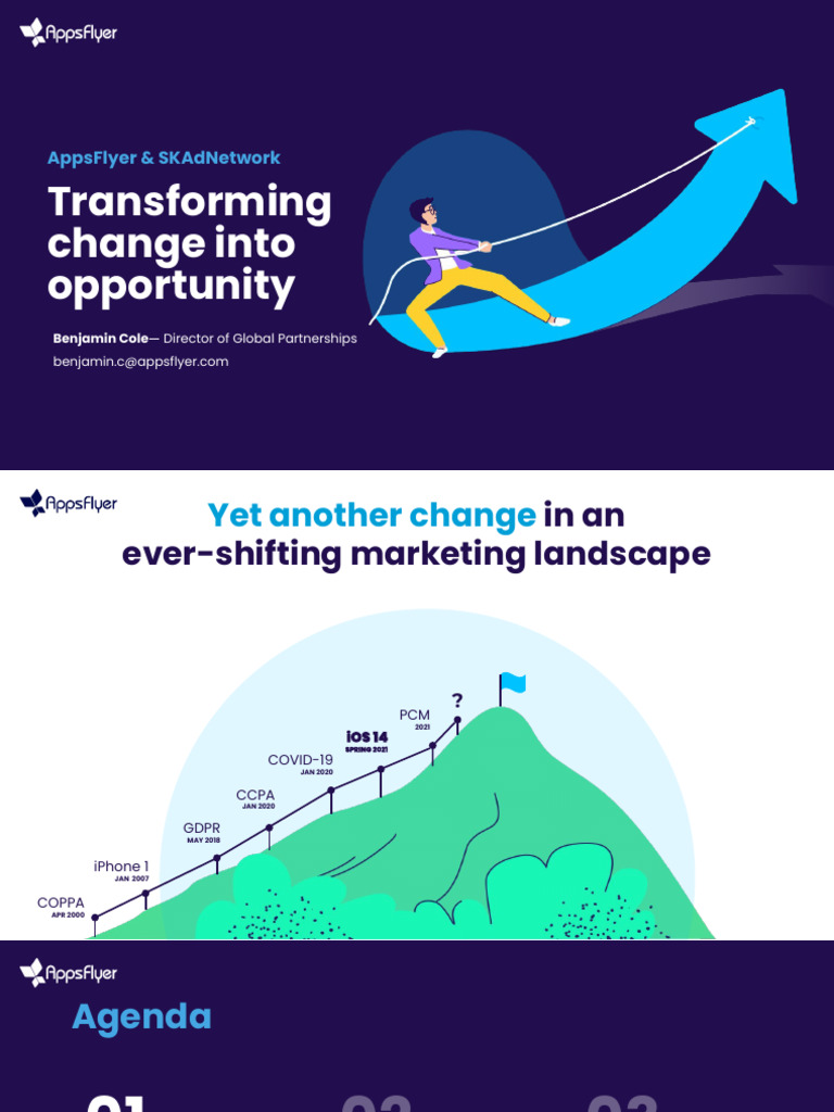 AppsFlyer - VGames - IOS 14 SKAdNetwork Deck (EXT) (Q1 2021) | PDF | Ios | Mobile App
