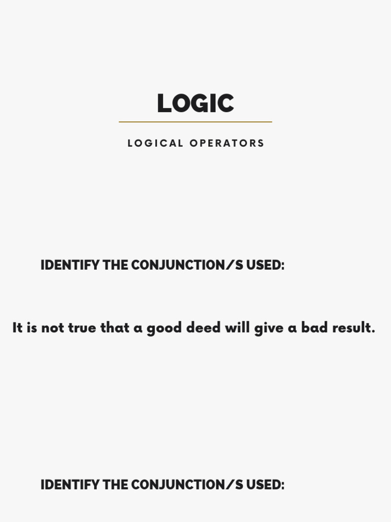 Logic | PDF | If And Only If | Logic