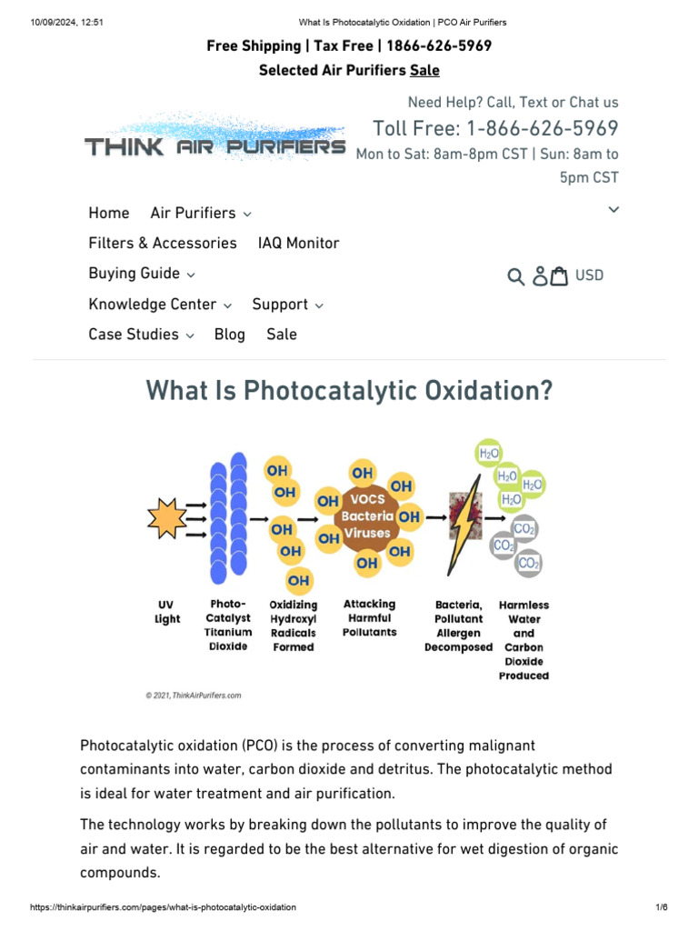 What Is Photocatalytic Oxidation - PCO Air Purifiers | PDF | Ozone ...