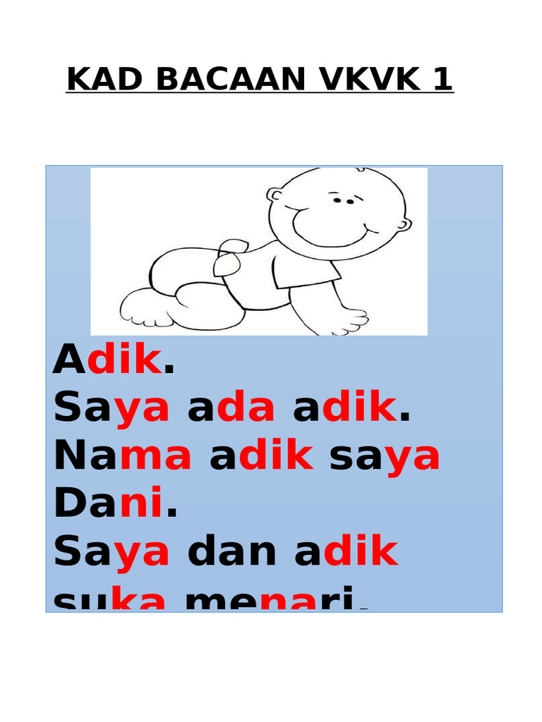 KAD BACAAN VKVK | PDF