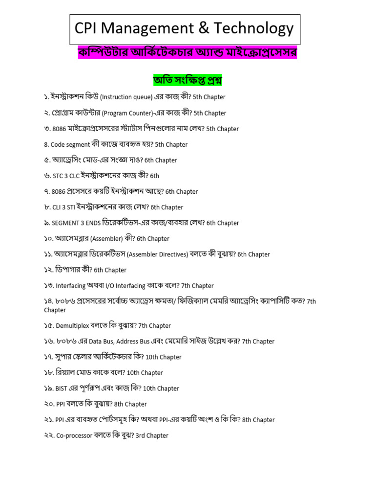 Computer Architecture Microprocessor Super Suggestion | PDF