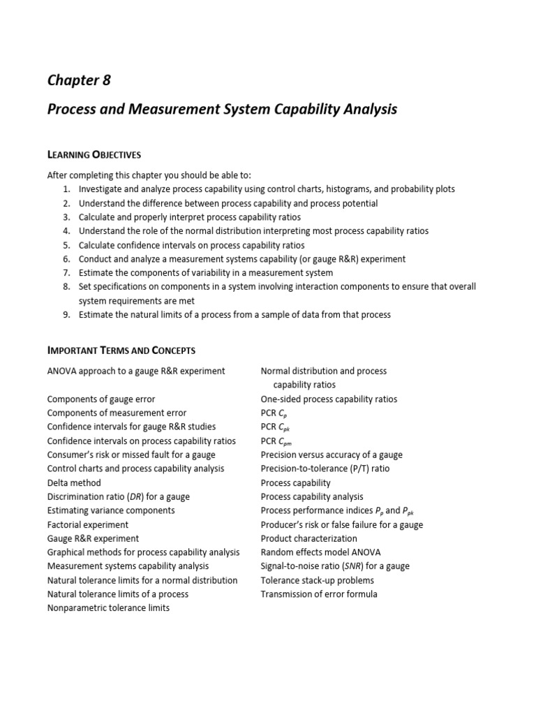 Kunci Jawaban Chapter 8 Montgomery | PDF | Analysis Of Variance | Estimator