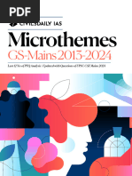 Civilsdaily - MicroThemes - GS1 | PDF | Water | Globalization