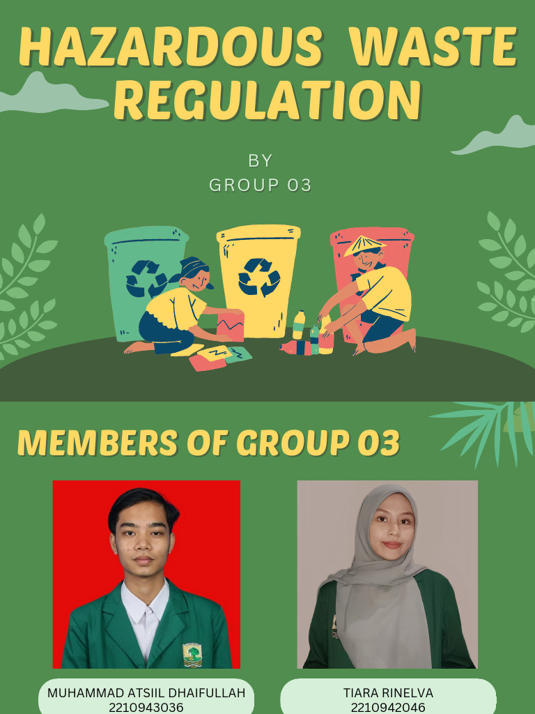 PLB3 Group 3 Hazardous Waste Regulation | PDF | Waste | Environmental ...