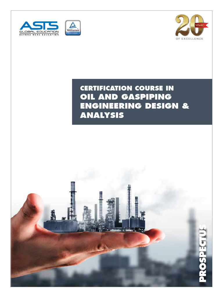 Course #14 Certification Piping Engineering Design and Analysis Theory (Theory Only) - 2024 ...