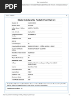 Karnataka Post Matric Hostel Application Guide | PDF