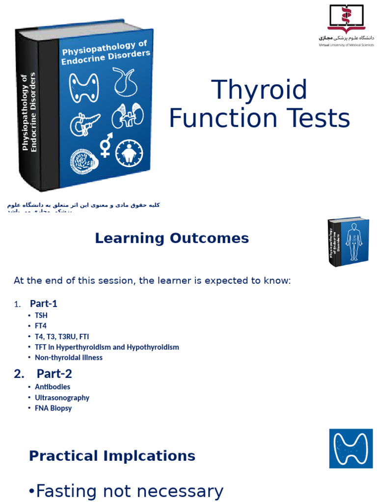 Thyroid Function Test | PDF | Thyroid Stimulating Hormone | Thyroid