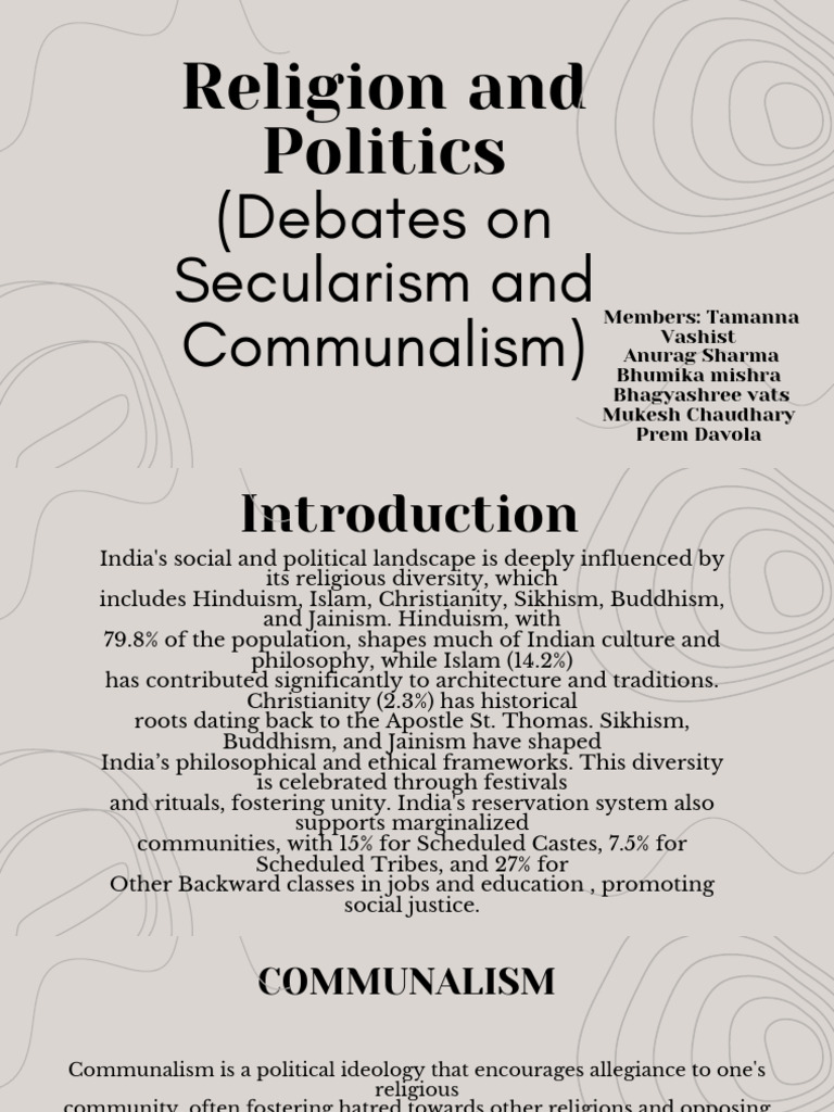 India's Social and Political Landscape Is Deeply Influenced by Its ...