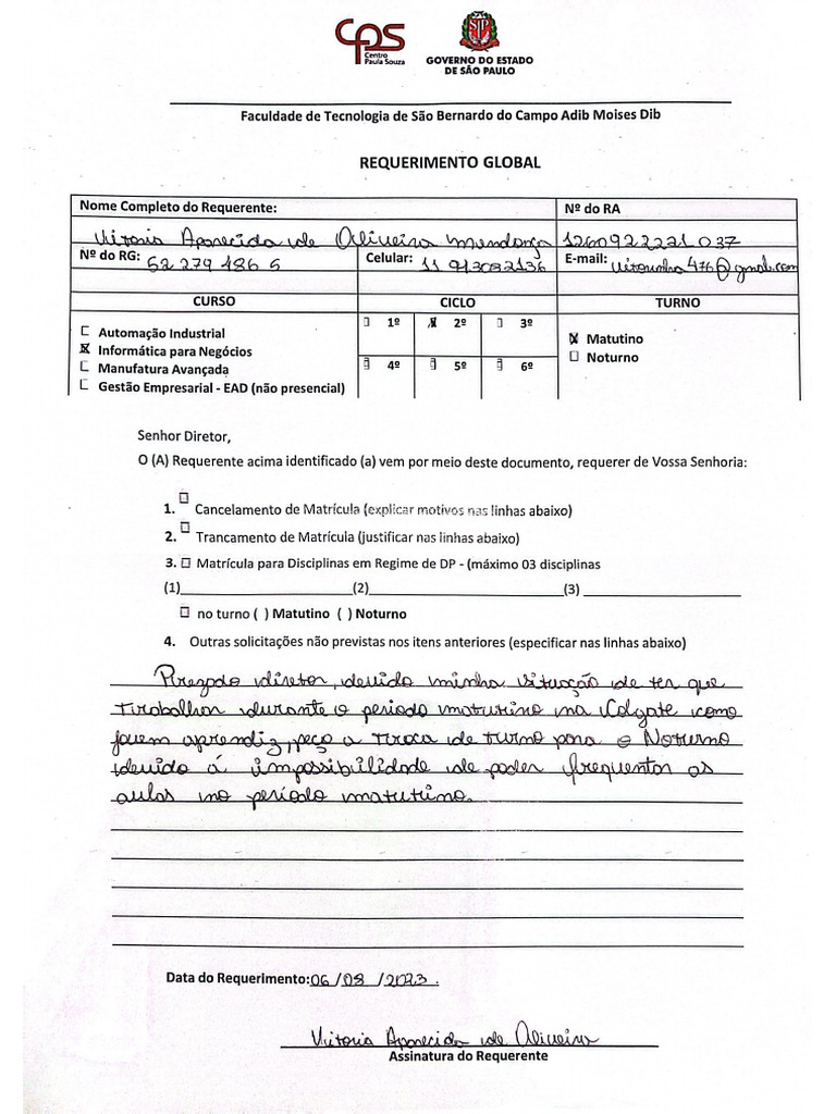 Requerimento | PDF