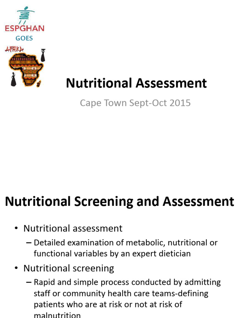 Nutritional Assessment 26.10.2015 | PDF | Malnutrition | Clinical Medicine