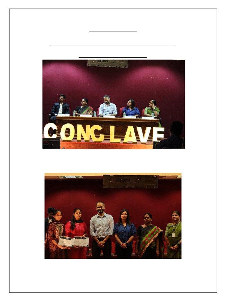 Conclave 2024 Event Highlights PDF | PDF