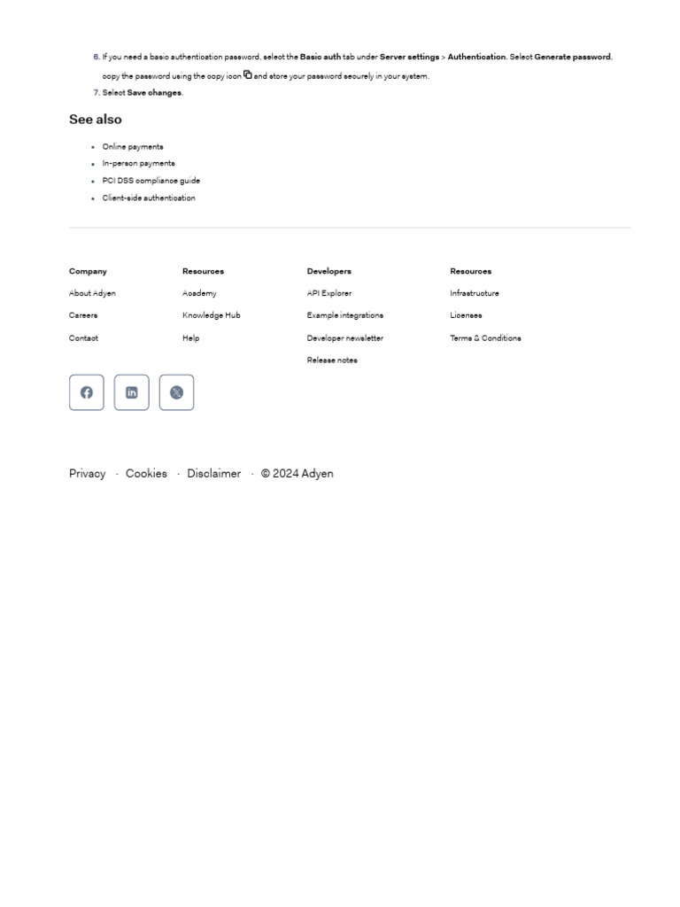 API credentials _ Adyen Docs 5 | PDF