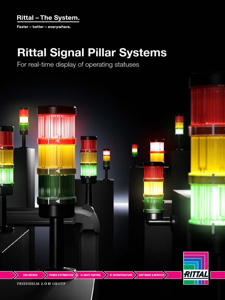 Rittal Signal Pillar Systems Guide | PDF | Electrical Engineering ...