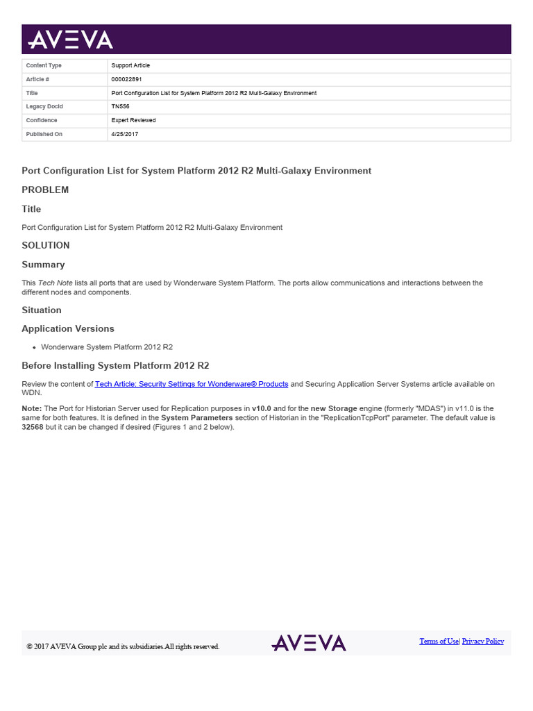 Port Configuration For MGC | PDF | Software Repository | Server (Computing)
