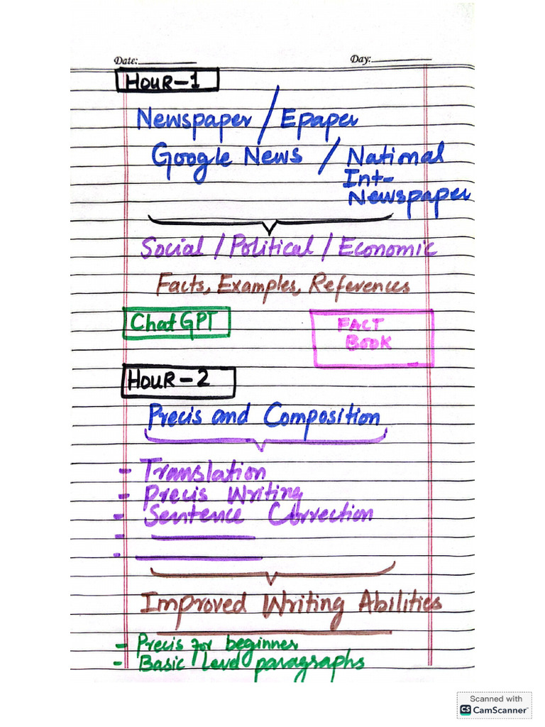 CSS 2026 Timetable | PDF