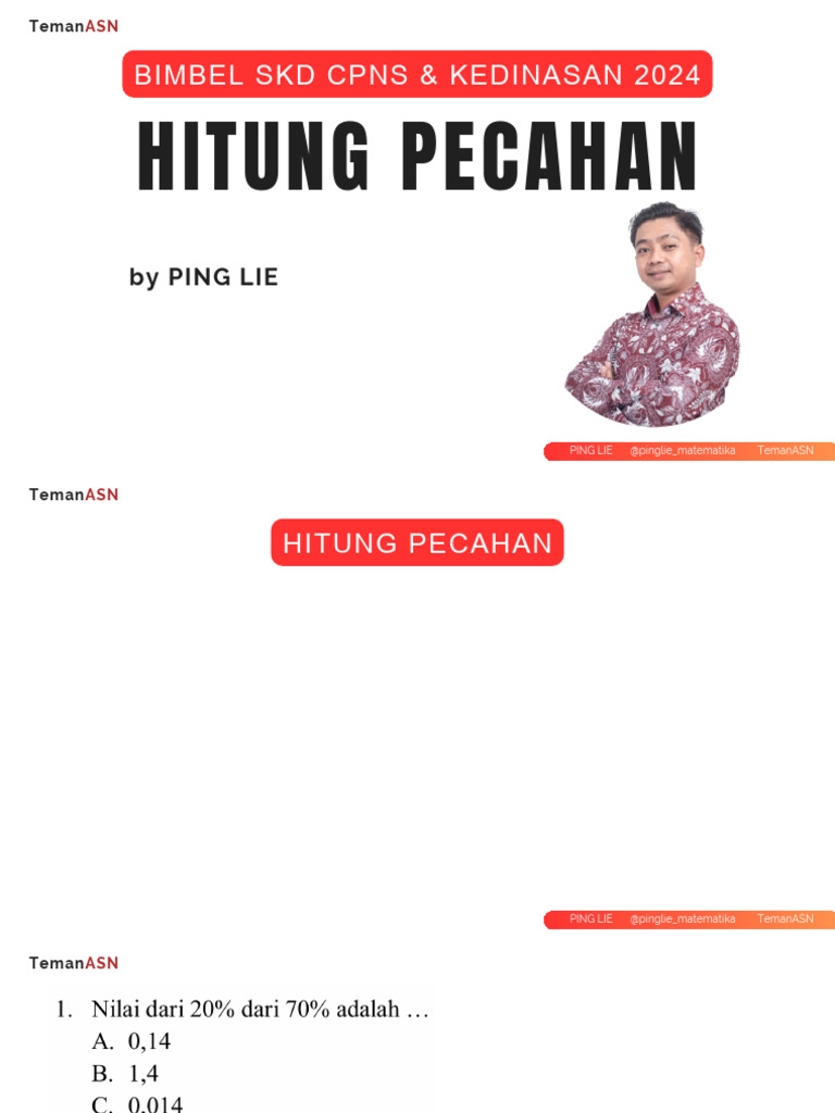 Hitung Pecahan | PDF