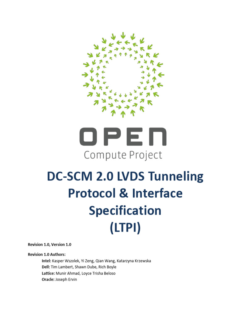OCP DC-SCM 2.0 LTPI Ver 1.0 | PDF | Field Programmable Gate Array ...