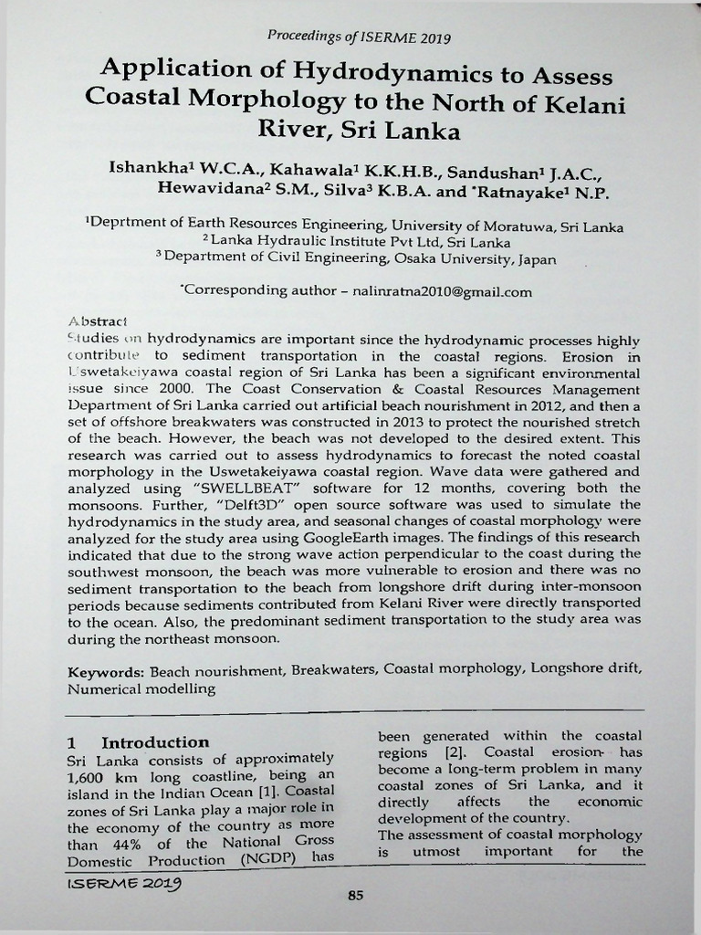 Application of Hydrodynamics | PDF | Beach | Coast