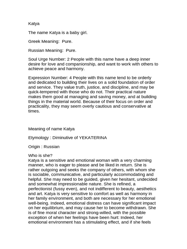 Katya | PDF | Beauty | Social Psychology