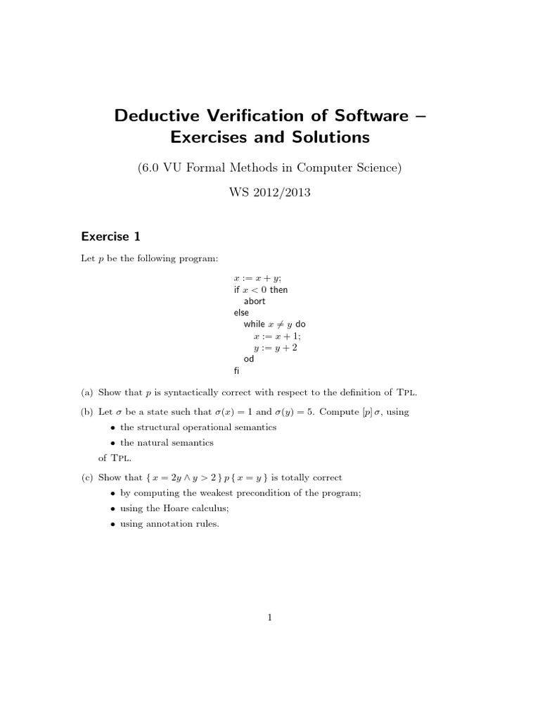 TU Wien-Formale Methoden Der Informatik VU (Egly) - Sample Solutions ...