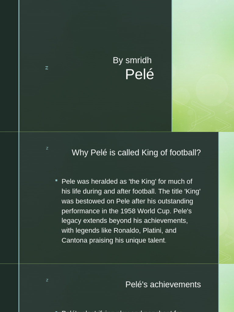 Pelé: Legacy of a Football Legend | PDF