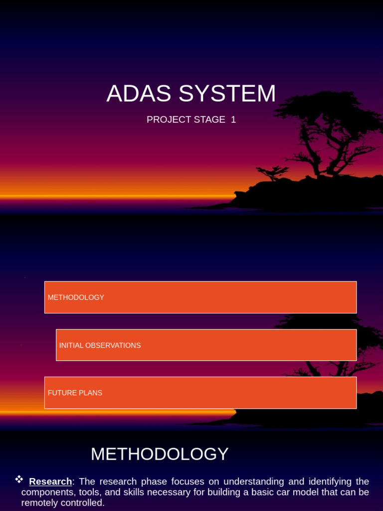 Adas System Ppt | PDF | Sensor | Bluetooth