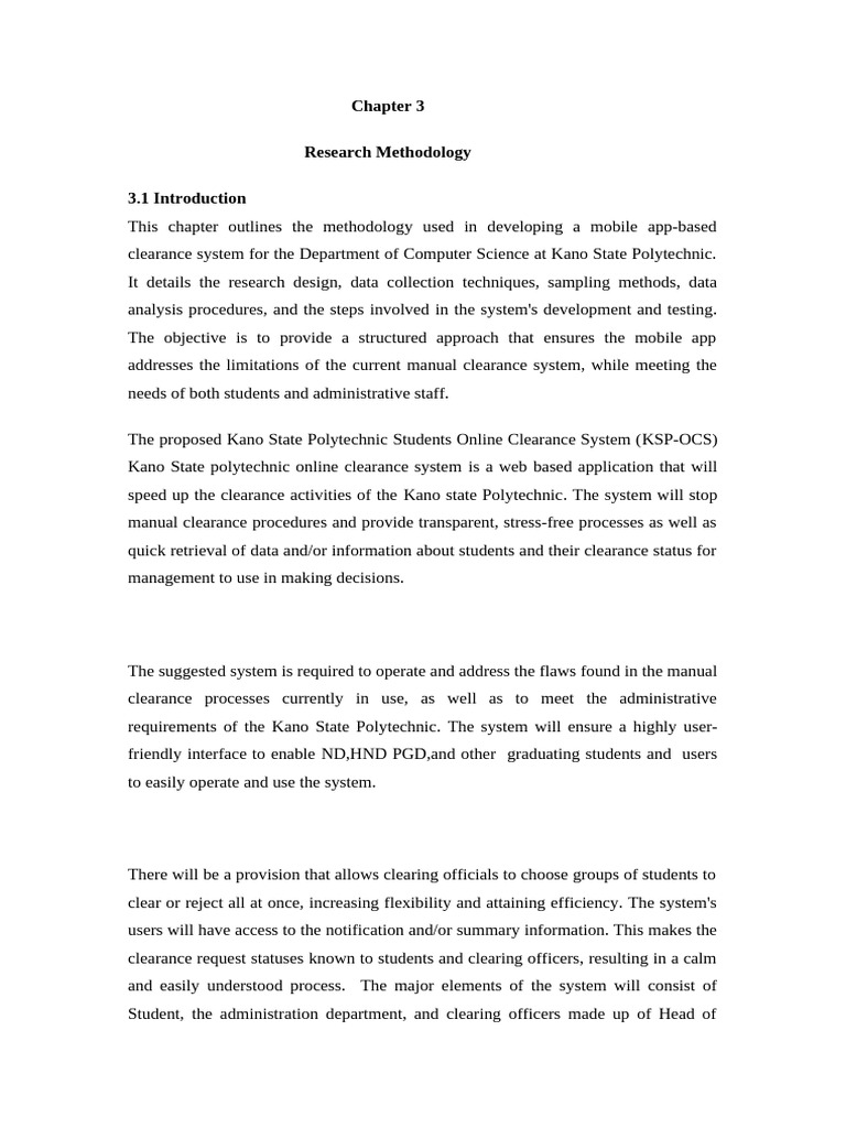 Chapter 3 sumayya isah kasim | PDF | Usability | Mobile App