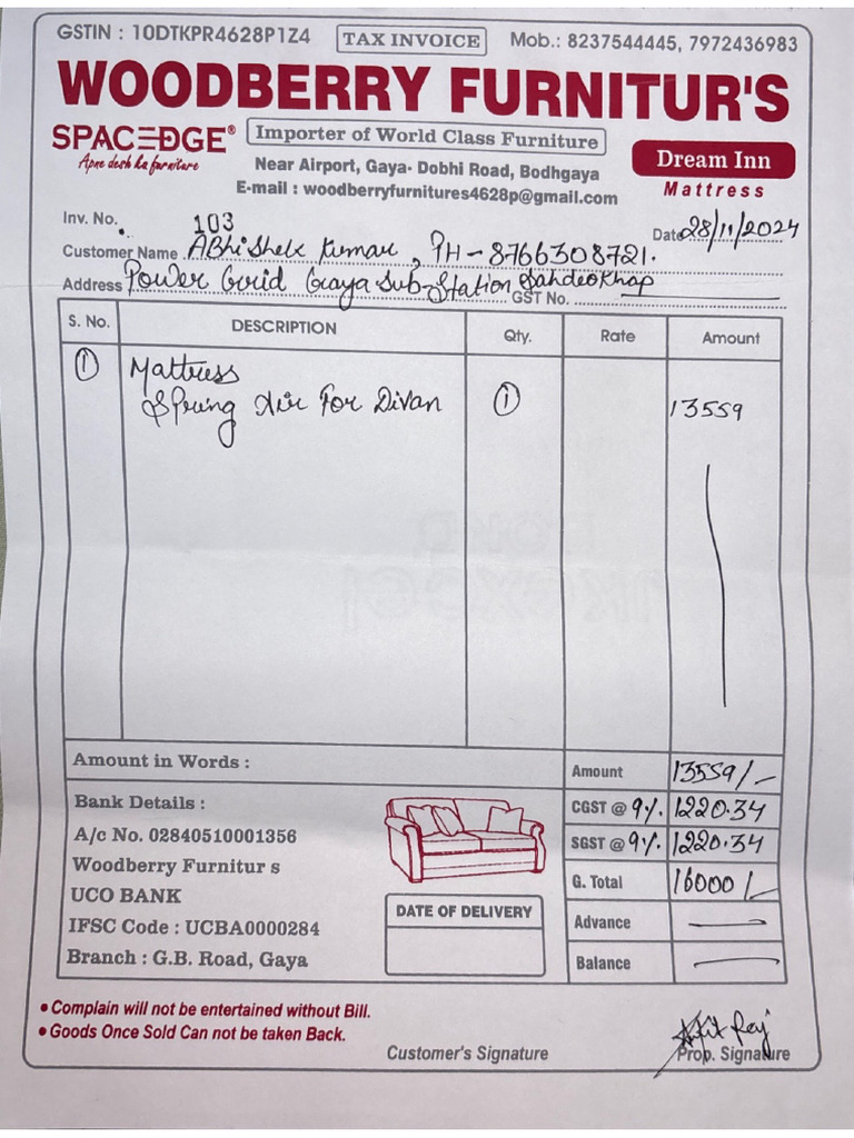 Mattress for Divan Bill | PDF