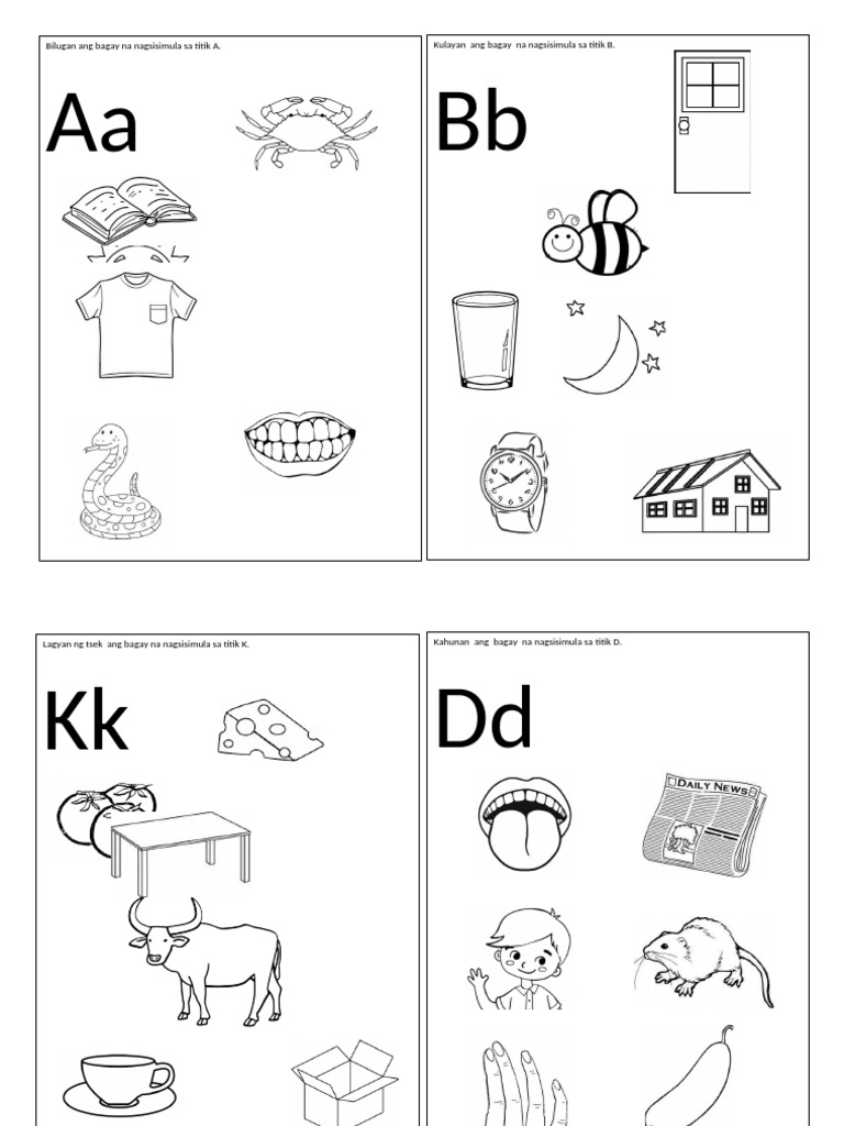 Alphabet (Tagalog) | PDF