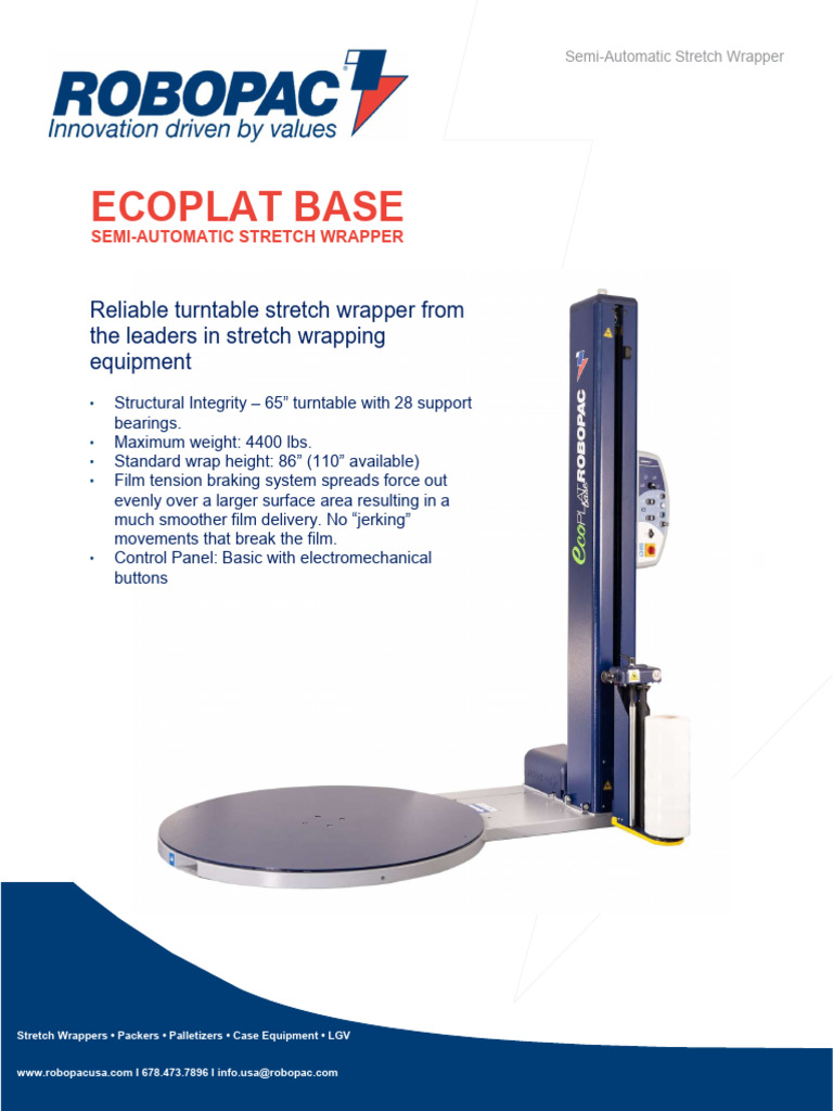 Ecoplat Base Brochure 2 | PDF | Manufactured Goods | Mechanical Engineering