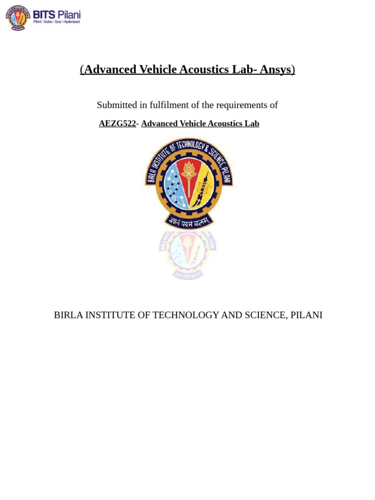 2023th55003 - Vivek Mani Tiwary - Ansys Lab - Assignment - 2 | PDF | Deformation (Engineering ...