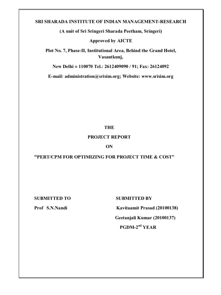 Final Project of Project Magt | PDF | Project Management | Standard ...