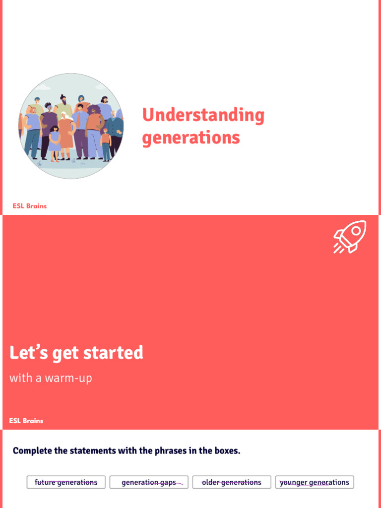 Understanding Generations in ESL | PDF | Behavioural Sciences | Social ...