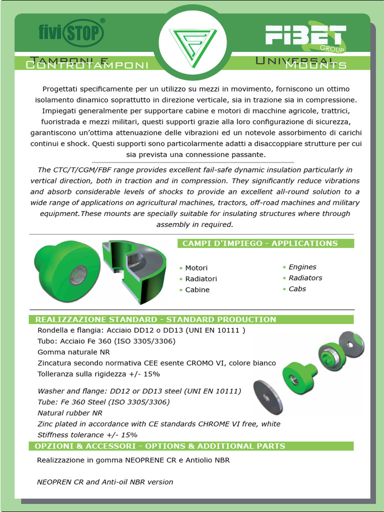 Antivibranti Fibet | PDF