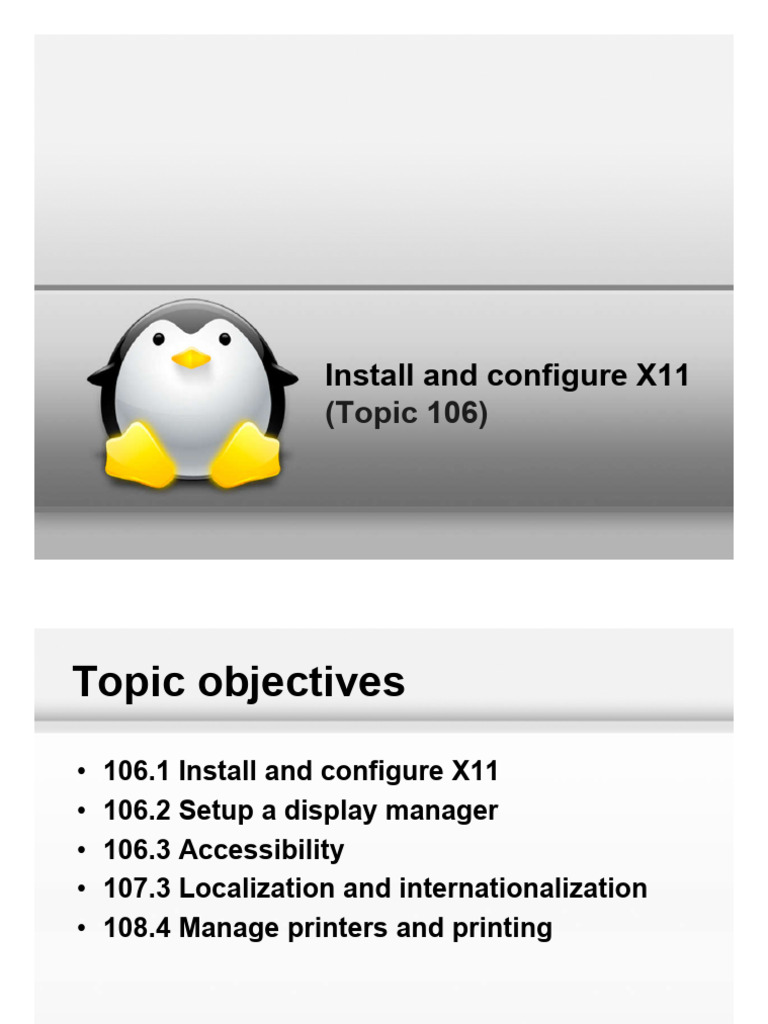 X11 Setup for Linux Users | PDF | Desktop Environment | Linux