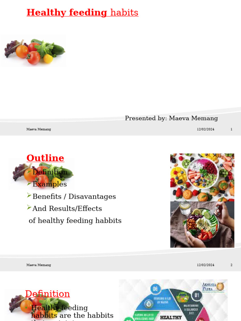 Healthy Feeding | PDF
