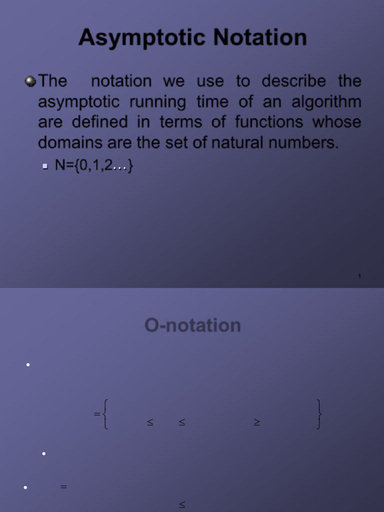 DAA-, Asymptotic Notation Notes | PDF