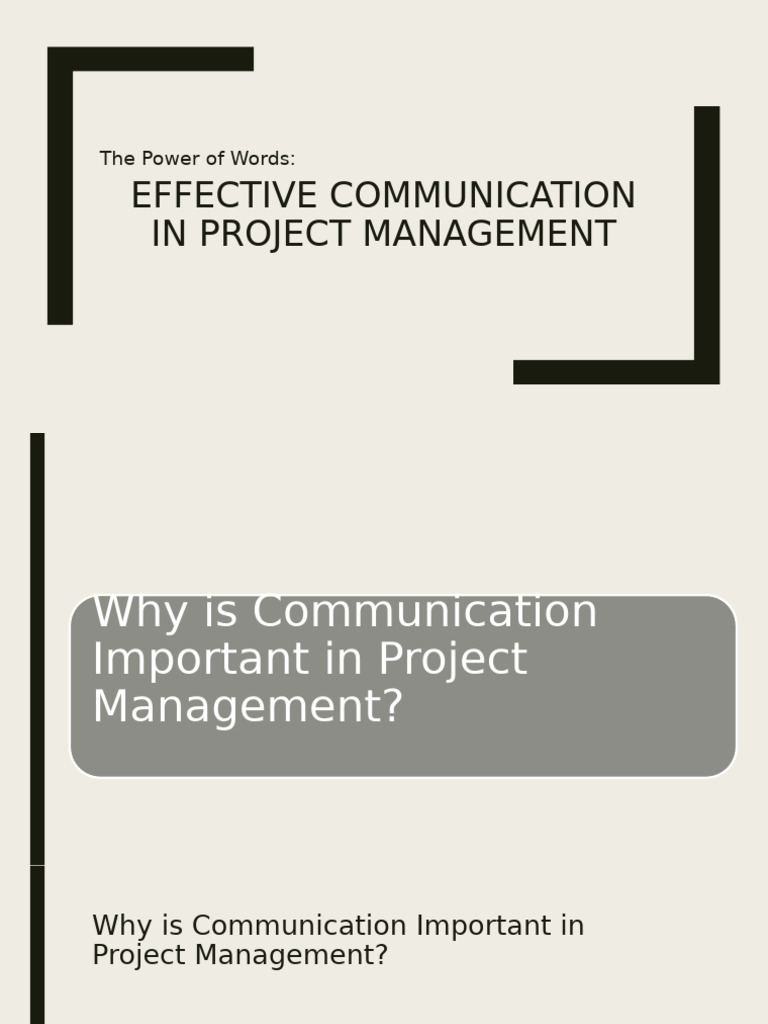 Effective Communication | PDF | Communication | Project Management